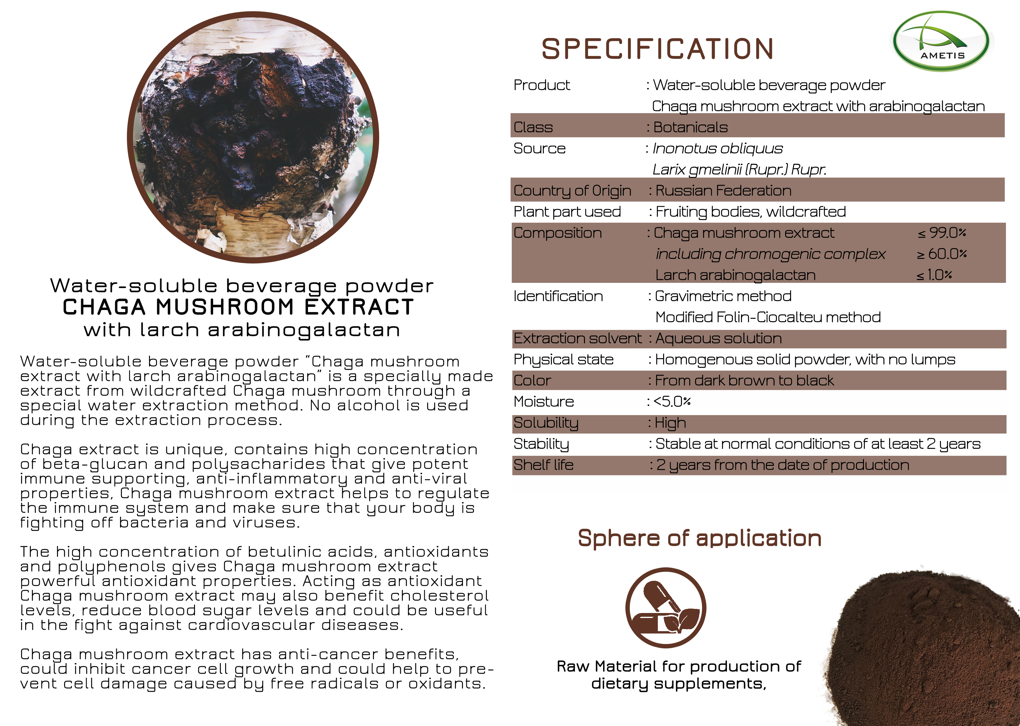 Société « Ametis » | Production de la dihydroquercétine de la marque ...